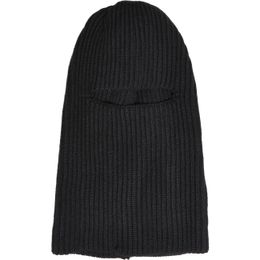 Beanie Urban Classics "Urban Classics Unisex Knitted Balaclava", Herren, Gr. onesize, schwarz, 50% Viskose, 28% Polyester, 22% Polyamid, unifarben, M&uuml;tzen Beanie
