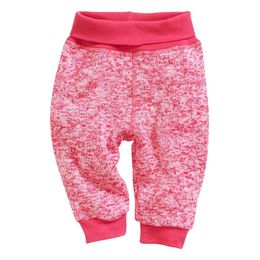 Schnizler Pumphose Strickfleece mit Strickbund in Pink | Gr.: 92