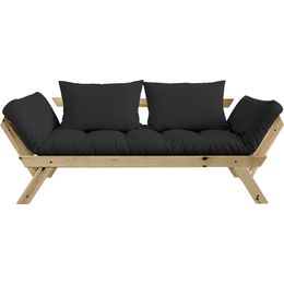 Schlafsofa Karup Design "Bebop", grau, natur, Sofas, Schlafsofa, inkl. Futonmatratze