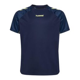 Hummel T-Shirt Hmlblaze Kinder in MARINE/SHADOW LIME | Gr.: 164
