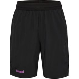 Hummel Verstellbare Taille Kurze Hose Hmlblaze Kinder in BLACK/DAHLIA | Gr.: 152