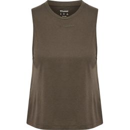 Hummel T-Shirt Hmlmt Vanja Multisport Damen in MAJOR BROWN | Gr.: XL
