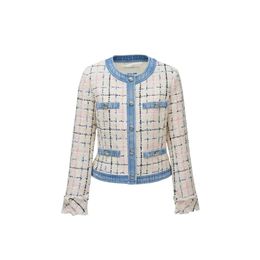 Salsa Jeans Jacke Tweed in Light Beige V2 | Gr.: M