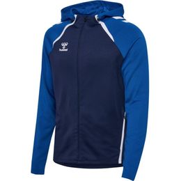 Hummel Trainingsjacke "Lead 2.0 Zip Hoodie" in Blau | Gr.: M