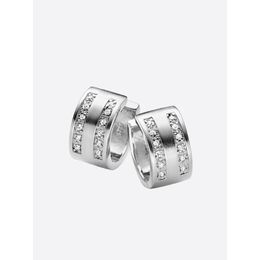Paar Ohrstecker Lady, silber (silber 925), Ohrringe, Damen, Silber 925 (Sterlingsilber)