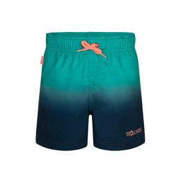 Trollkids Shorts Haukland in aquamarine green/caramel | Gr.: 152