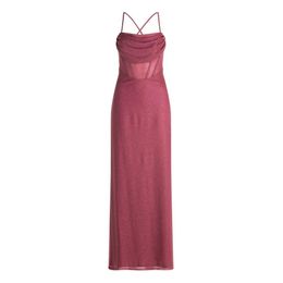 Vera Mont Abendkleid im Glitzer-Look in Pink/Dark Pink | Gr.: 42