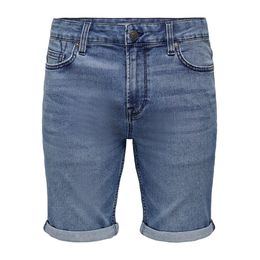 Only & Sons Only & Sons Shorts 'Ply' Herren Gr&ouml;&szlig;e 28/29 blue denim