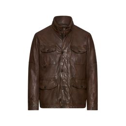 Camel Active Lederjacke mit Innenaschen in Braun | Gr.: 50