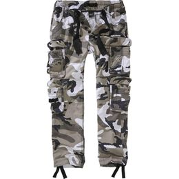 Brandit Cargohose "Pure Slim Fit Pants" in Camouflage | Gr.: 3XL