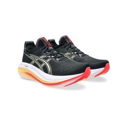 asics Laufschuhe GEL-NIMBUS 27 in black/khaki | Gr.: 42,5