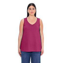 Ulla Popken Strick-Top in magnolienrot | Gr.: 58-60