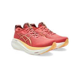 asics Laufschuhe GEL-NIMBUS 27 in dark pink clay/orange glow | Gr.: 42