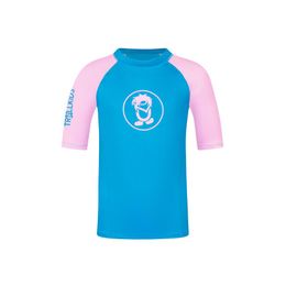 Trollkids Badeshirt Kvalvika T in dynamic blue | Gr.: 128