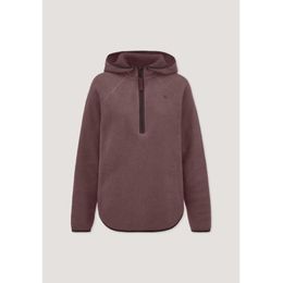 hessnatur Fleece Hoodie in ros&eacute;braun | Gr.: XL