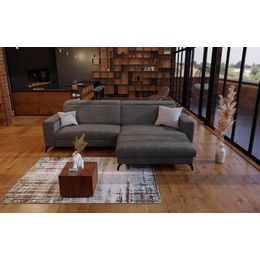 Sit & More Ecksofa SIT & MORE "Bolero L-Form", grau, B:290cm H:88cm T:178cm, 95%Polyester 5%Polyamid, Sofas, Ecksofa