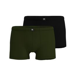Ceceba Baumwolle, Single-Jersey Bio Pants 2er-Pack in gr&uuml;n/schwarz | Gr.: 7