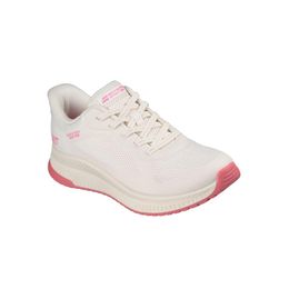 Sneakers Low Skechers Slip-ins: BOBS Sport Squad 4- Staple Look in wei&szlig; | Gr.: 37