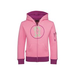 Trollkids Sweatjacke Sortland in candy pink/fresh berry | Gr.: 116