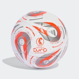 Fu&szlig;ball adidas Performance "UEFA WOMEN'S EURO25&trade; FINAL LEAGUE" Gr. 5, wei&szlig; (wei&szlig;, silvmt, luclem), B&auml;lle, 5, 0,4 g, Damen Europameisterschaft Finale, B:22,3cm H:17,3cm T:22cm