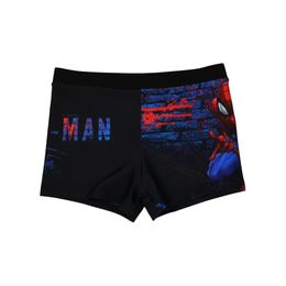Marvel Spiderman Badehose Schwimmhose Badekleidung Hose in schwarz | Gr.: 98/104