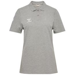 Hummel Polo Hmlgo Damen in GREY MELANGE | Gr.: XS