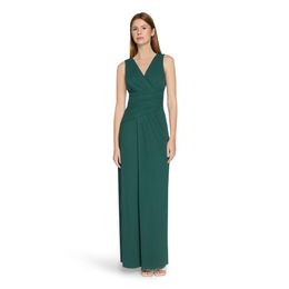 Vera Mont Abendkleid mit V-Ausschnitt in Dark Emerald | Gr.: 46