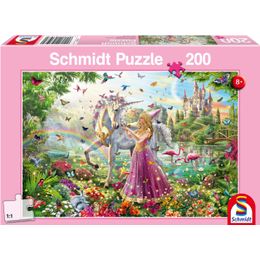 Puzzle Schmidt Spiele "Sch&ouml;ne Fee im Zauberwald", bunt, Puzzles, Kinder, Pappe, Motiv