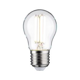 Paulmann LED-Leuchtmittel "Eco-Line Tropfen 525lm 2,5W 4000K klar 230V", Energieeffizienz: A (A-G), transparent, L:8cm &Oslash;:4,5cm, Leuchtmittel