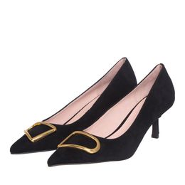Coccinelle Pumps & High Heels - Coccinelle Himma Suede - Gr. 37 (EU) - in Schwarz - f&uuml;r Damen