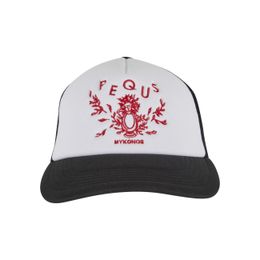 Trucker Cap PEQUS "PEQUS PEQUS Mykonos Graphic Trucker Cap", Gr. onesize, schwarz, 100% Kunststoff, Caps