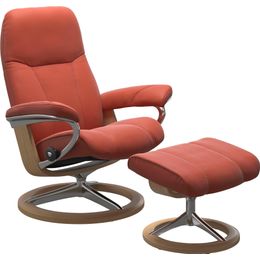 Relaxsessel stressless "Consul", braun (henna), B:91cm H:102cm T:79cm, Leder BATICK: BATICK ist ein leicht korrigiertes, durchgef&auml;rbtes und genarbtes M&ouml;belleder, bei dem die meisten Unebenheiten und Spuren in der Regel entfernt wurden.;Leder PALOMA: PALOMA ist ein durchgef&auml;rbtes Semianilin-M&ouml;belleder mit nat&uuml;rlicher Narbung.;ROHLEDER Stoff Q2 FARON: Ein fester zuverl&auml;ssiger Boucl&eacute; mit einem strukt