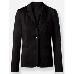 WITT WEIDEN Jersey-Blazer in schwarz | Gr.: 36
