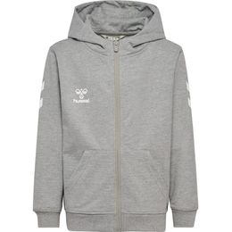 Hummel Rei&szlig;verschluss Jacke Hmlgo Kinder in GREY MELANGE | Gr.: 140