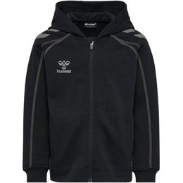 Hummel Rei&szlig;verschluss Kapuzenpullover Hmlmove Kinder in BLACK | Gr.: 116