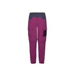 Trollkids Zipp-Off-Cargohose Lillesand in fresh berry/graphite | Gr.: 98