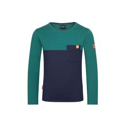 Trollkids Longsleeve Bergen in jungle green | Gr.: 92