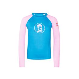 Trollkids Badeshirt Kvalvika in dynamic blue | Gr.: 104