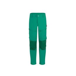 Trollkids Zipp-Off-Trekkinghose Slim Fit Nordfjord in jungle green | Gr.: 128
