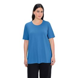 Ulla Popken Shirt in kornblume | Gr.: 50-52