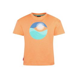 Trollkids Funktionsshirt Halsafjord in coral haze/cornflower | Gr.: 116