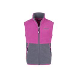 Trollkids Fleeceweste Kjerag in fresh berry/graphite | Gr.: 98