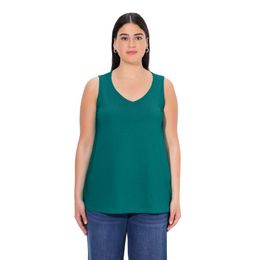 Ulla Popken Strick-Top in petrol | Gr.: 54-56