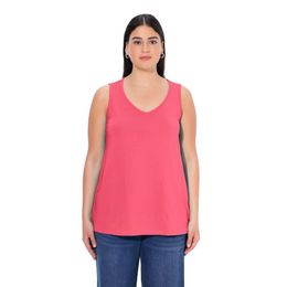 Ulla Popken Strick-Top in helles fuchsia | Gr.: 58-60