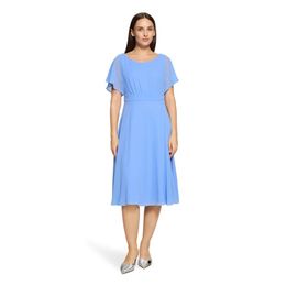 Vera Mont Cocktailkleid kurzarm in Paris Blue | Gr.: 40