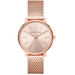 Quarzuhr Michael Kors "PYPER", rosa (ros&eacute;goldfarben), Armbanduhren, Damen, Quarzuhr, Armbanduhr, Damenuhr, Glassteine, Edelstahlarmband