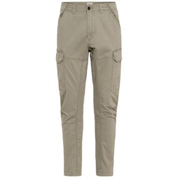 Cargohose Camel Active, Herren, Gr. 38, L&auml;nge 34, gr&uuml;n (khaki), Twill, Obermaterial: 98% Baumwolle, 2% Elasthan, normal, Hosen Cargohose, mit seitlichen Taschen und Stretch