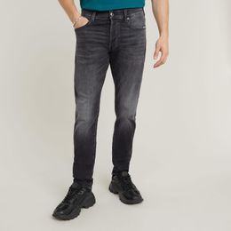 G-Star Raw Slim-fit-Jeans G-STAR "3301 Slim", Damen, Gr. 30, L&auml;nge 34, schwarz (faded schwarz magnet), Denim/Jeans, Obermaterial: 91% Baumwolle, 7% Elastomultiester, 2% Elasthan, slim fit lang, Jeans Slim-fit-Jeans, mit toller Waschung und Elasthan