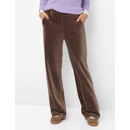Brax Damen 5-Pocket-Hose "Style MAINE"braun, Gr. 46, 69% Baumwolle, 26% Polyester, 5% Elasthan, Hosen