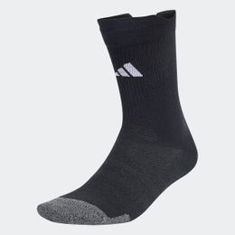 Funktionssocken adidas Performance "PERFORMANCE LIGHT CREW", Herren, Gr. S (37/39), schwarz-wei&szlig; (schwarz, wei&szlig;), Obermaterial: 51% Polyester, 47% Polyamid, 2% Elasthan, Socken